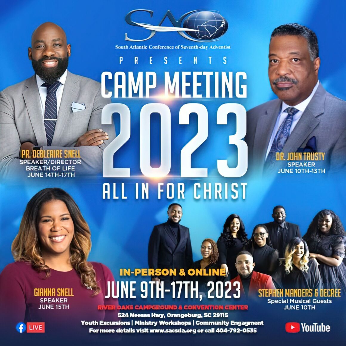 Regional Conferences’ Camp Meetings 2023 Schedule - Office for Regional ...